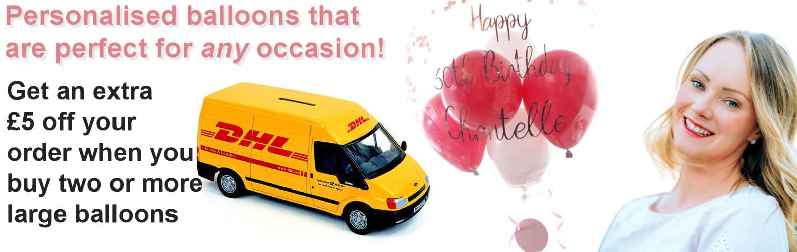 Personalised Balloons With Free Delivery