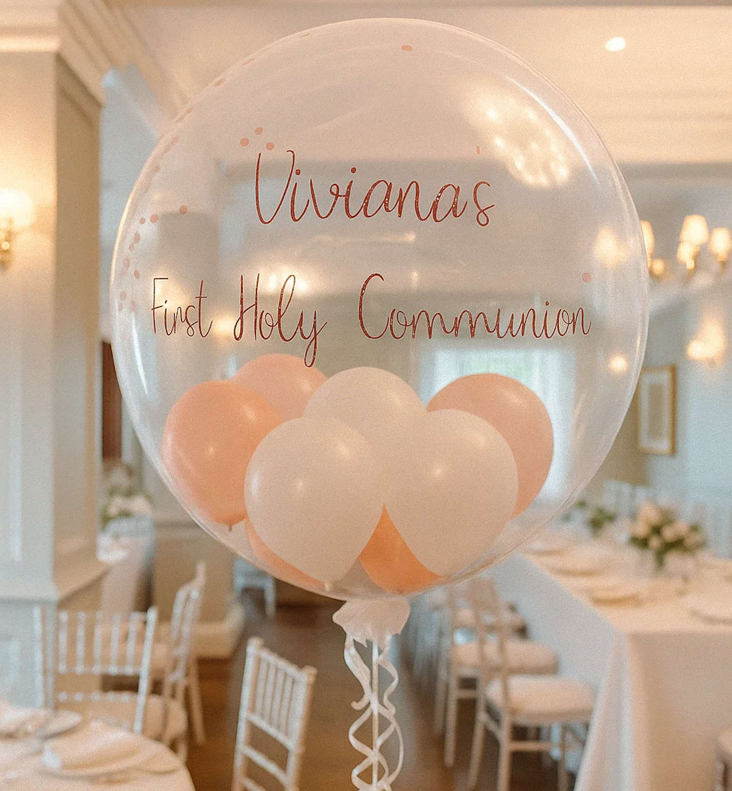 Christening Balloons, Holy Communion Balloons