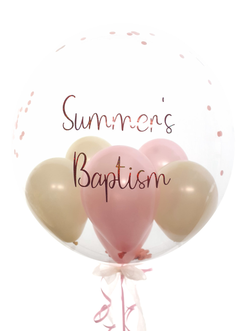 Personalised Holy Communion, Christening balloon delivered