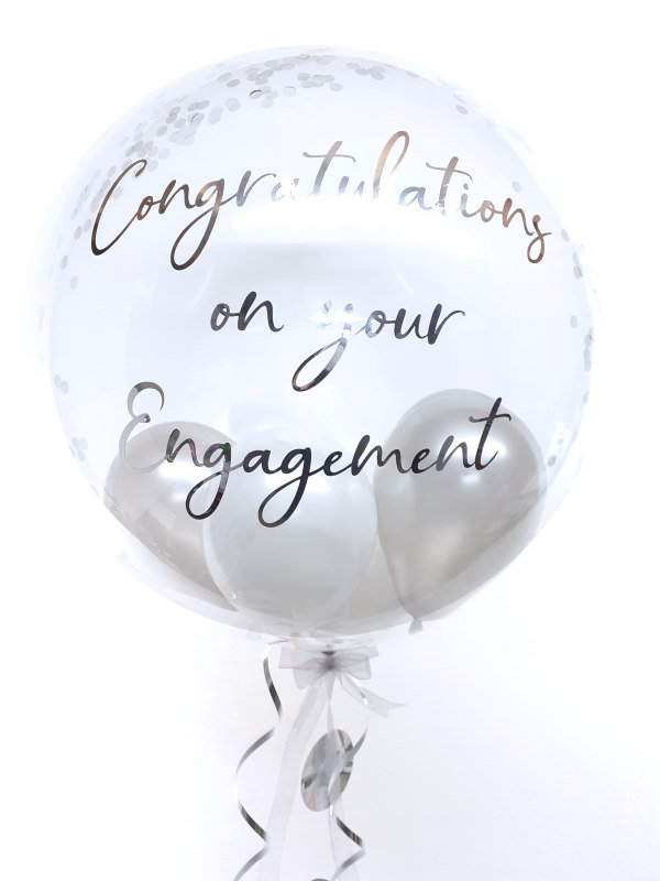 Personalised engagement balloon in a box - Balloons by Celebrations