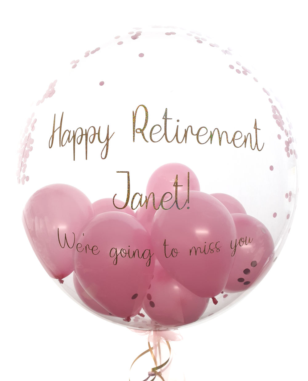 Design your own personalised retirement balloon